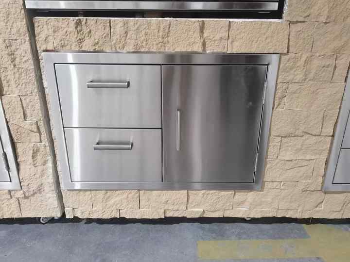 Modern Waterproof Outdoor Island with Stone Stainless Steel 304 Rust ...