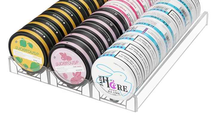 Swedish Chewing Gum Organizer - Metal Case & Nicotine Pouches