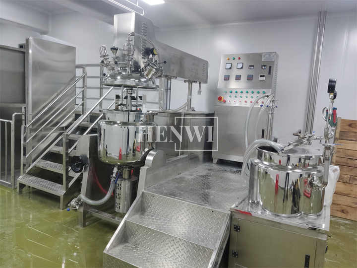 Henwi 500L Industrial Vacuum Homogenizer With Scraper Agitator for ...