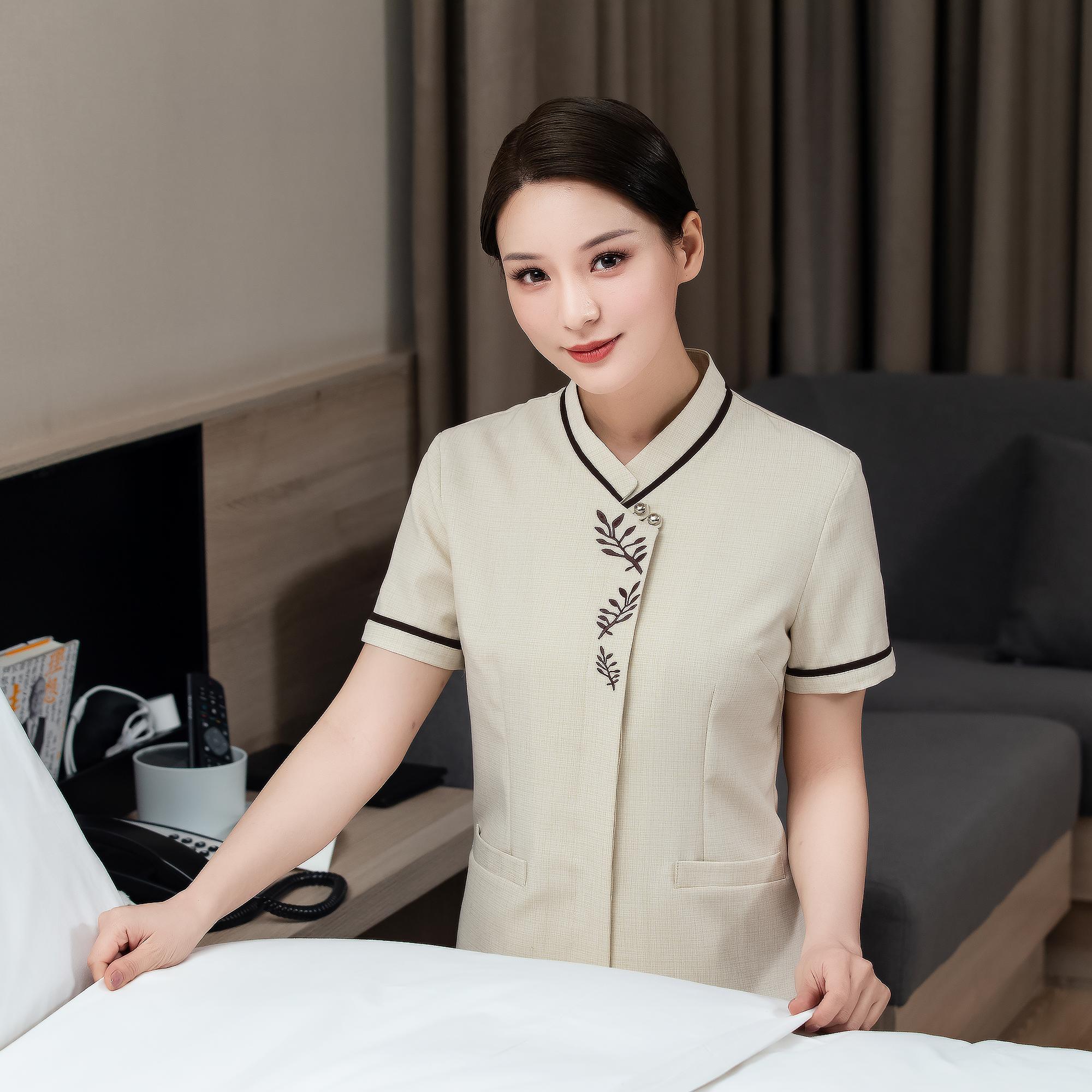 On Sale Receptionist Uniform Navy Blue Striped Design | Alibaba.com