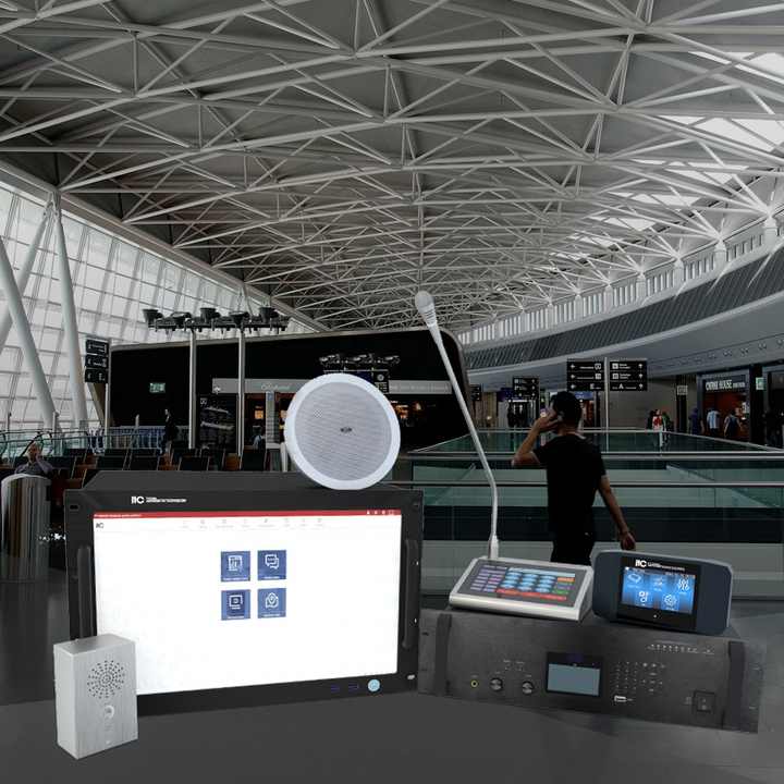 ITC IP Network All-in-one IP Based PA System & Intercom Solution Public Address professional ...