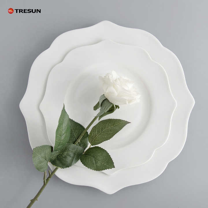 Wedding White Luxury Porcelain - Elegant Ceramic Chargers