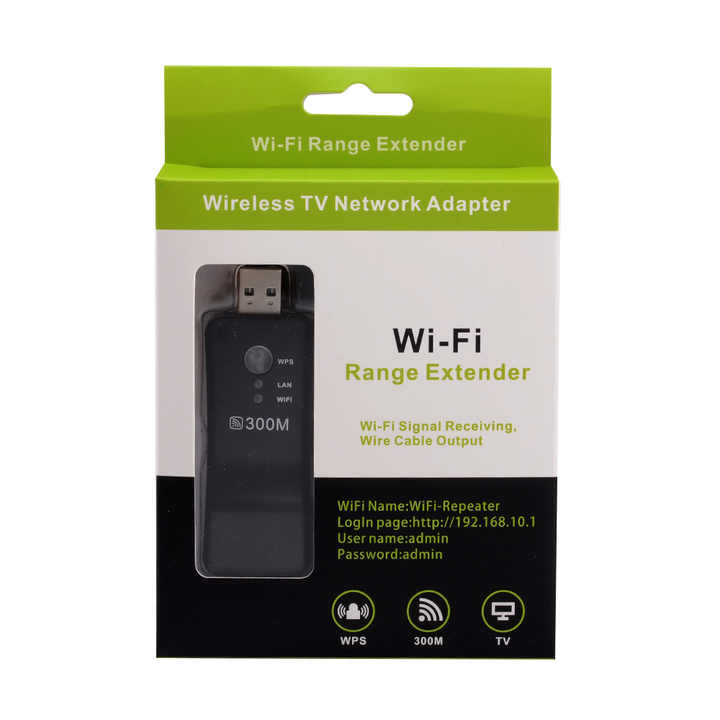 USB to RJ45 PIX-LINK Wi-Fi Range Extender 300M Network Adapter with ...
