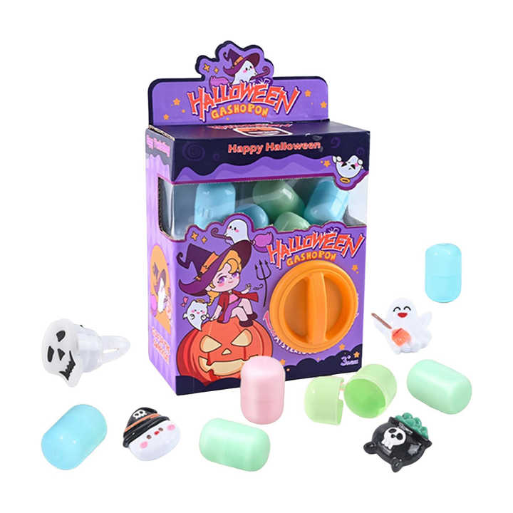 Pretend Play Halloween Blind Box Egg Twisting Machine Mini Capsule Toy ...
