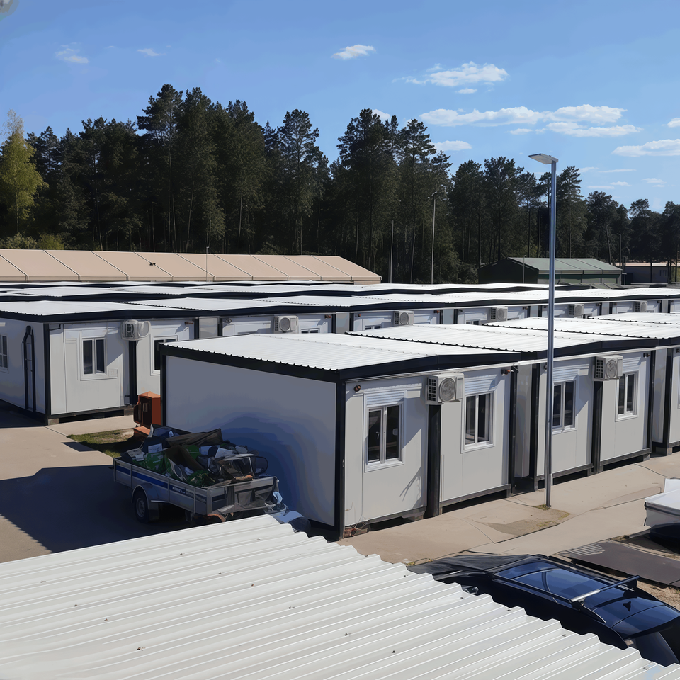 Factory Price Prefab Container Office Sandwich Panel Easy Install ...