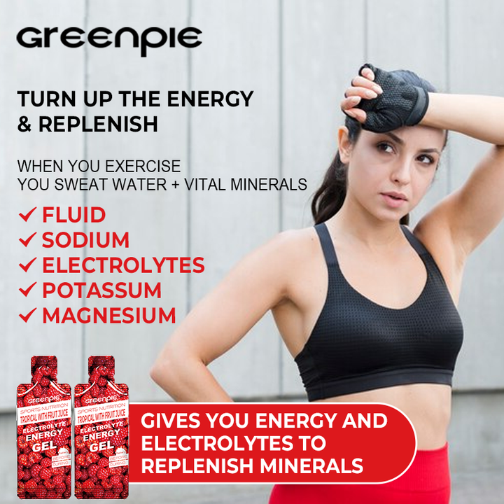 Greenpie Electrolyte Energy Gel - Custom Pre Workout Supplement