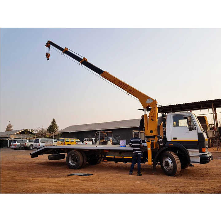 Articulated Boom Self Loader Crane Truck Mounted Hydraulic Mobile Crane ...