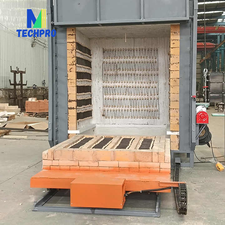 High Productivity Bogie Hearth Furnace Machine For Tempered Steel Coil ...
