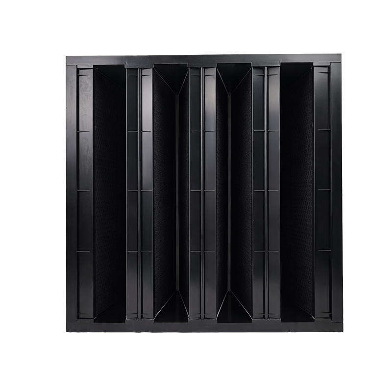 New V-shaped Plate Filter Bank Frame HEPA Air Filter 99.99% Efficiency ...