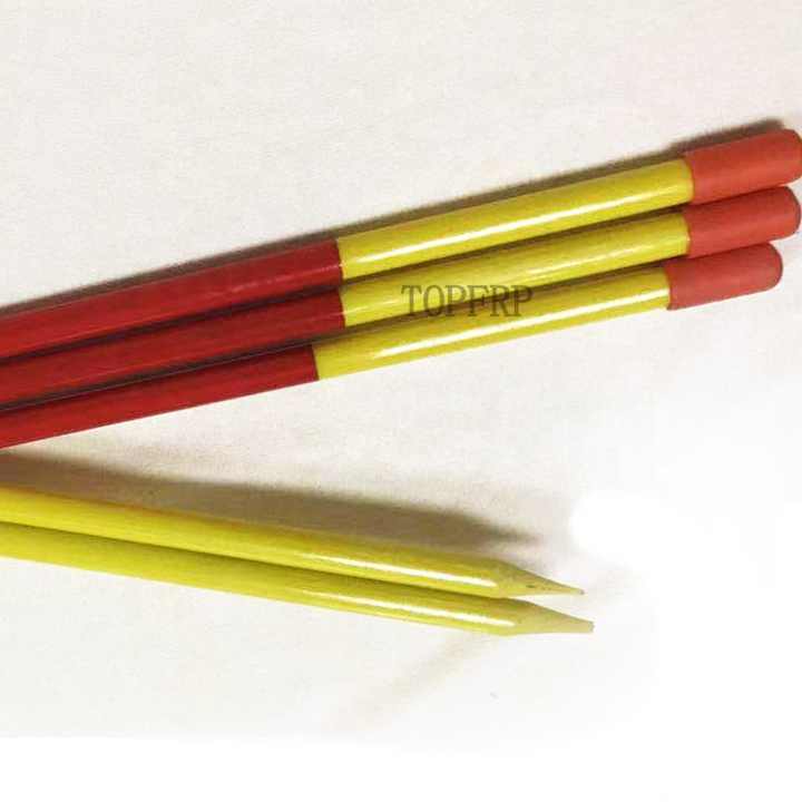 Fiberglass Road Marking Posts with Reflective Datum, GFRP Stakes/FRP ...