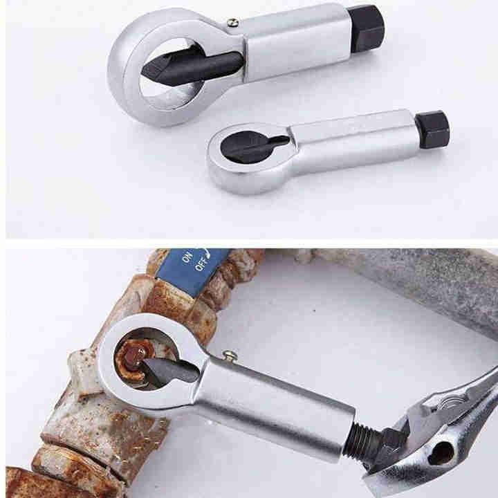 Heavy Duty Rusty Nut Removal Puller - Adjustable Nut Splitter