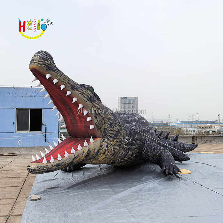 Giant Inflatable Crocodile Model Inflatable Alligator Animal for ...