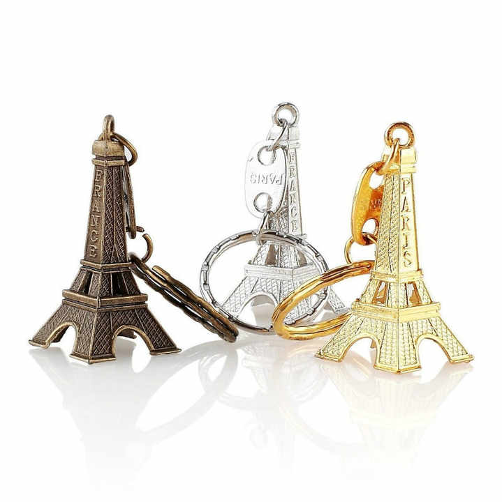 Miniature 5 Cm Eiffel Tower Keyring - Perfect Souvenir