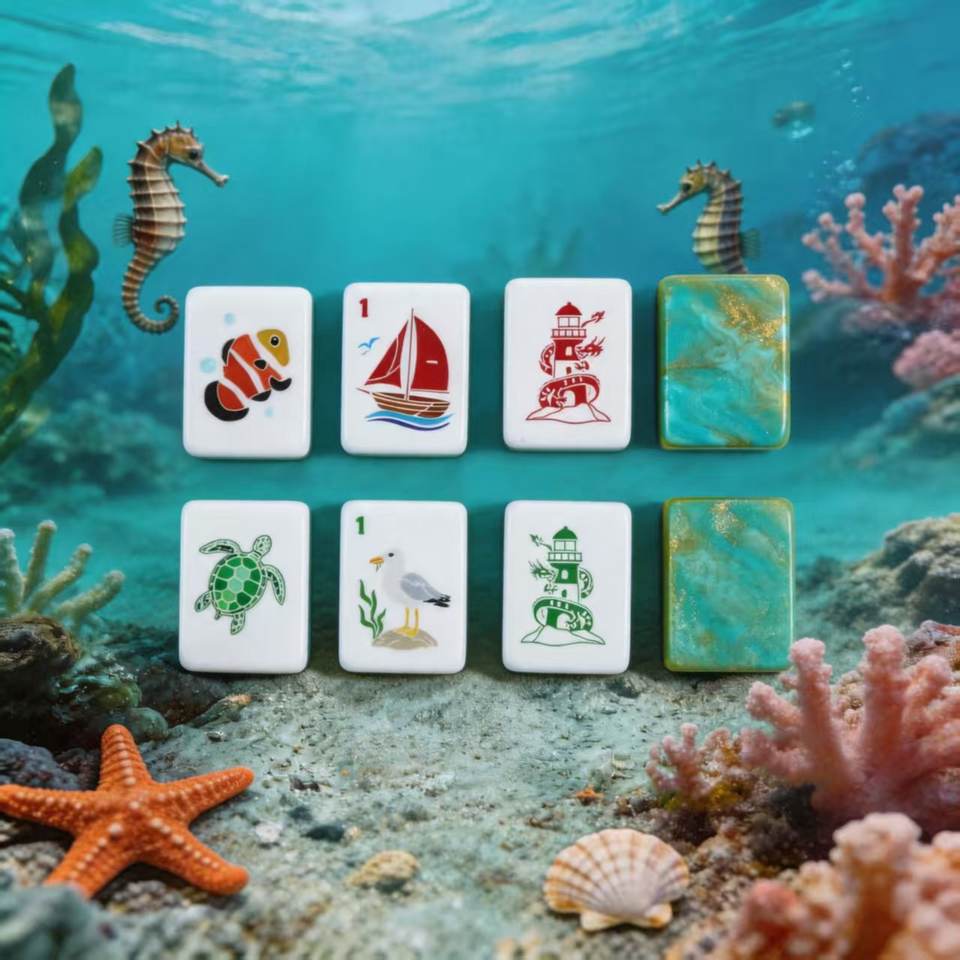 Best Seller Luxury American Mahjong Tiles Set Melamine Water Resistant ...