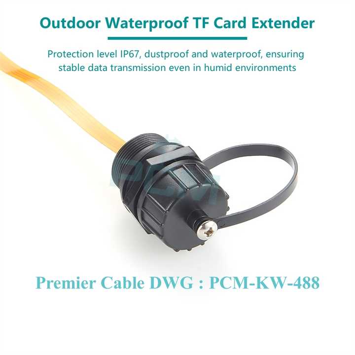 Ip67 Waterproof Micro Sd Card Extender Cable - Outdoor Storage Box Oem