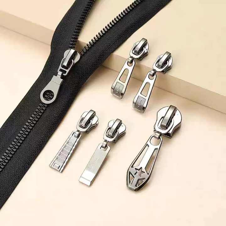 5# Nylon Zipper Head Accessories Handbag Clothing Zipper Pull Slider ...