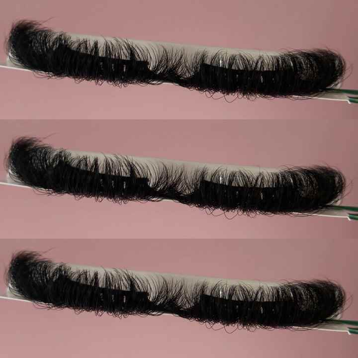 Dramatic Fluffy 8d Mink Strip Lashes Wholesale High Quality Handmade