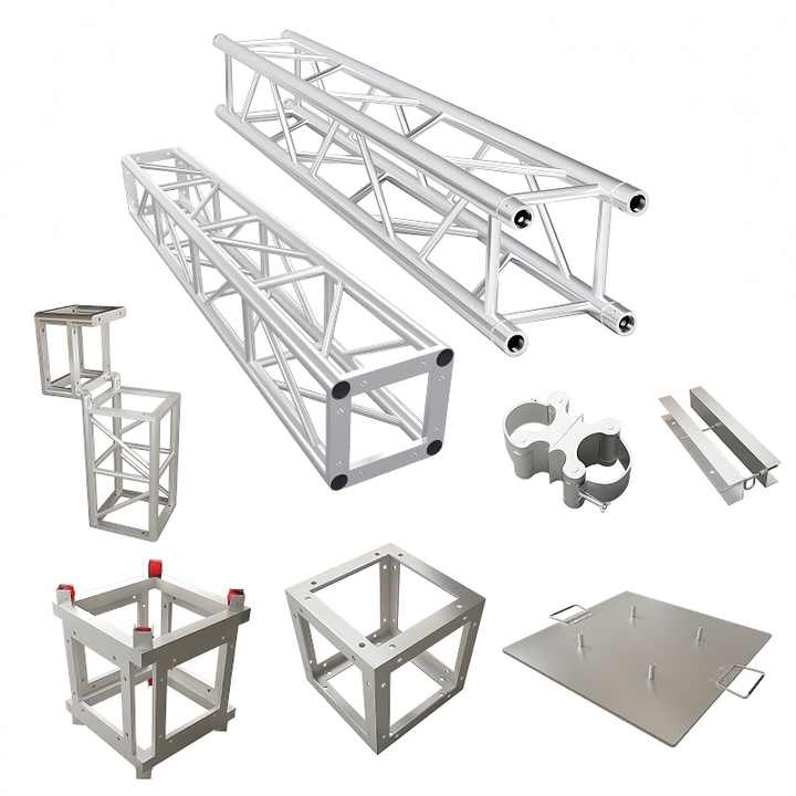 Aluminum Alloy Stage Truss System Design Lighting Flat Trusses