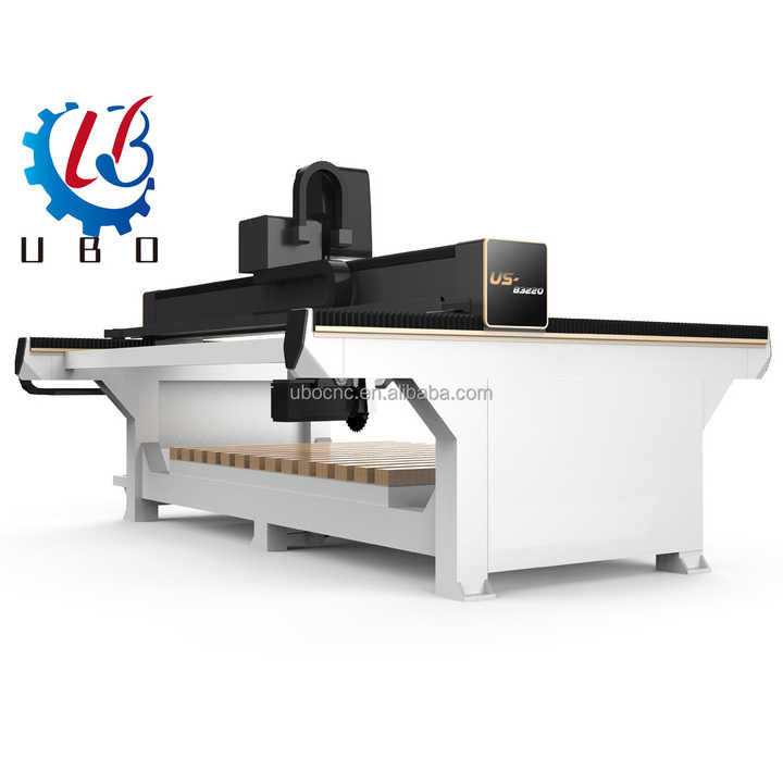 UBO Factory 5 Axis Bridge Saw Stone Cutting Machine Cnc Stone Saw ...