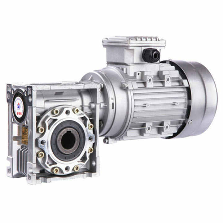 NMRV 50 Degree Gearbox Aluminium Worm Gear Reducer with AC Electric ...