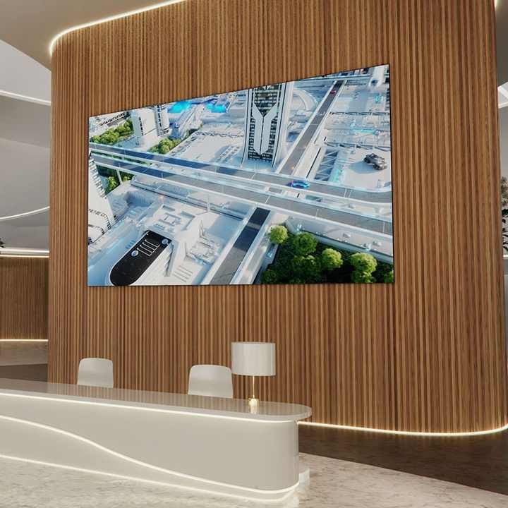 High Pixel Density High Color Reproduction P0.9 P1.2 P1.5 P1.8 Slim Light-Weight Flip-Flop COB ...