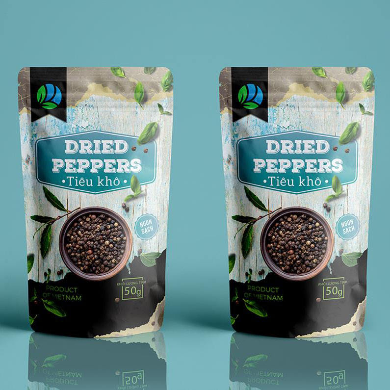 Custom Printed Resealable Paper Packing Sachet Pouch
