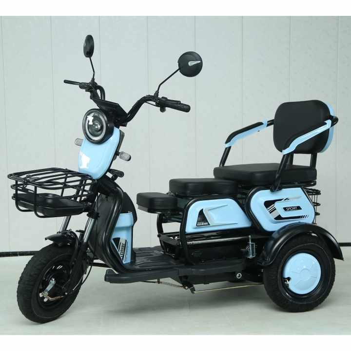 Trimoto 600w Electric Motorcycle - 48V 20A Max Range 50km