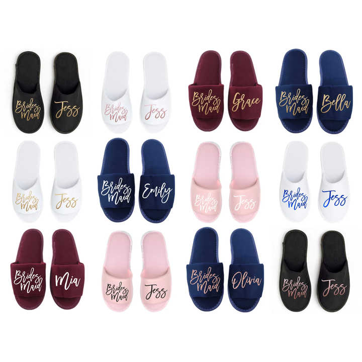 Personalized Monogrammed Slippers - High Comfort & Quality