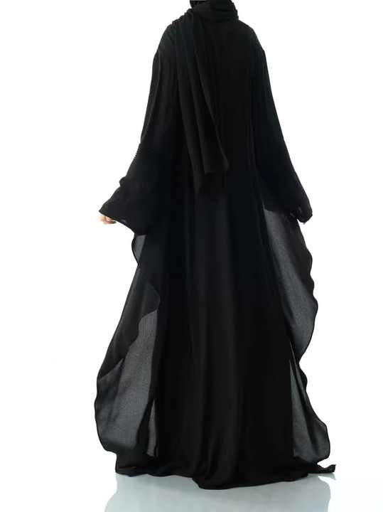 Middle Eastern traditional dress Cardigan flowing long shawl coat Women ...