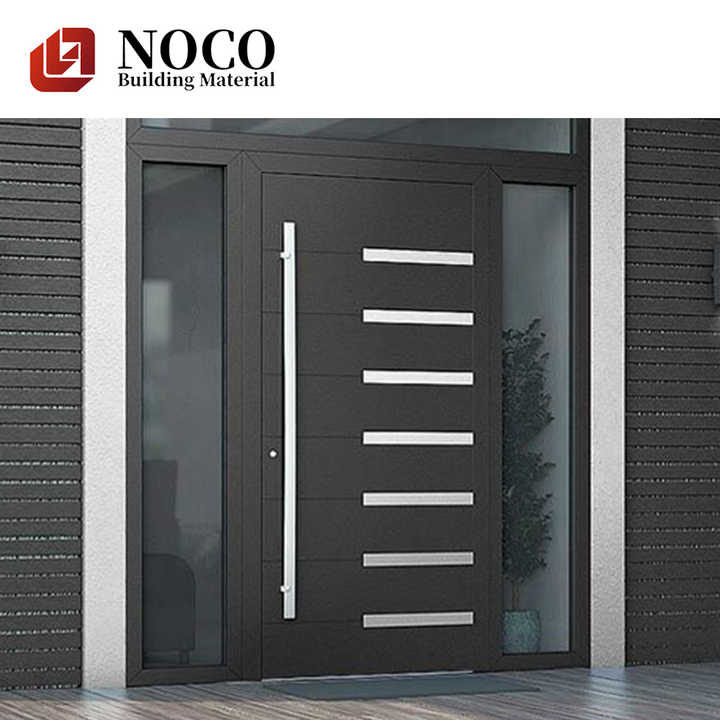 NOCO Luxury Modern Pivot Door with Anti-Theft Feature Stone Grain ...
