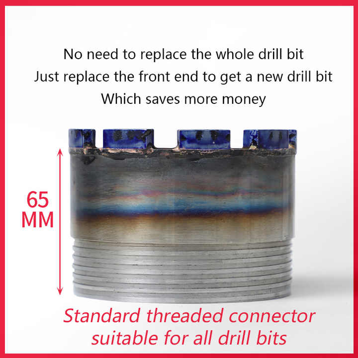 M22 1 1/4UNC Diamond Core Extended Drill Bit, Used for Drilling Holes ...