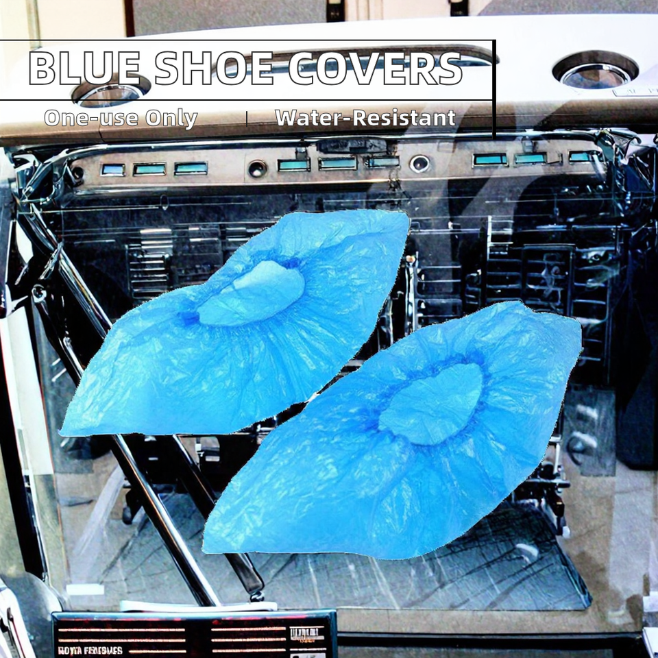 AOYA PP Material Blue Disposable Snap Closure M Size Composite Toe ...