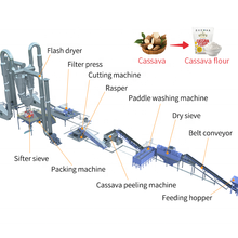 Cassava Tapioca Flour Processing Machine Factory Manufacturer