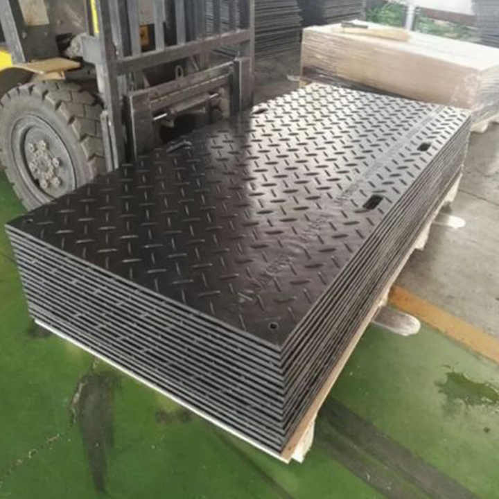 100% Recyclable High Density Polyethylene Mat Extrude Custom Cutting Moulding Ground Protection ...