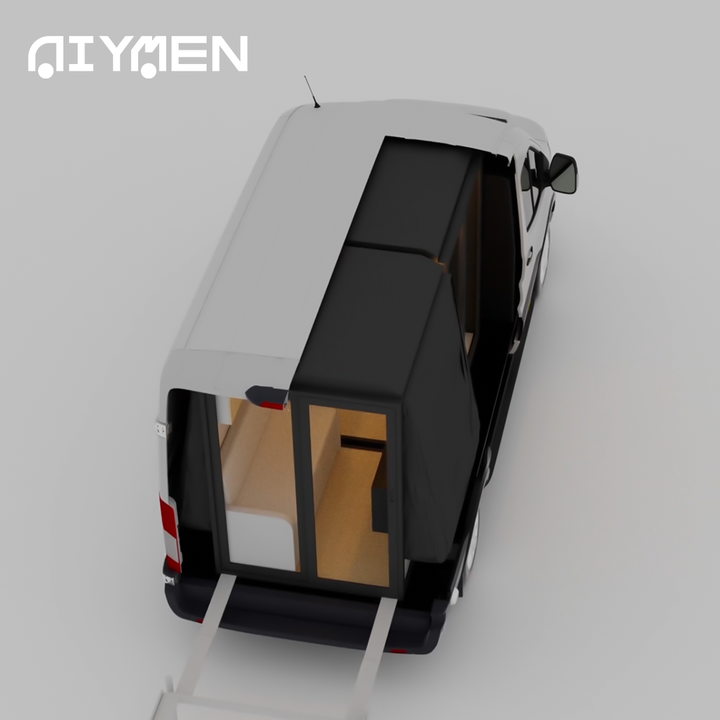 Conversion Capsule Van Box 4x4 Slide on Camper With Ensuite Cabin Light ...