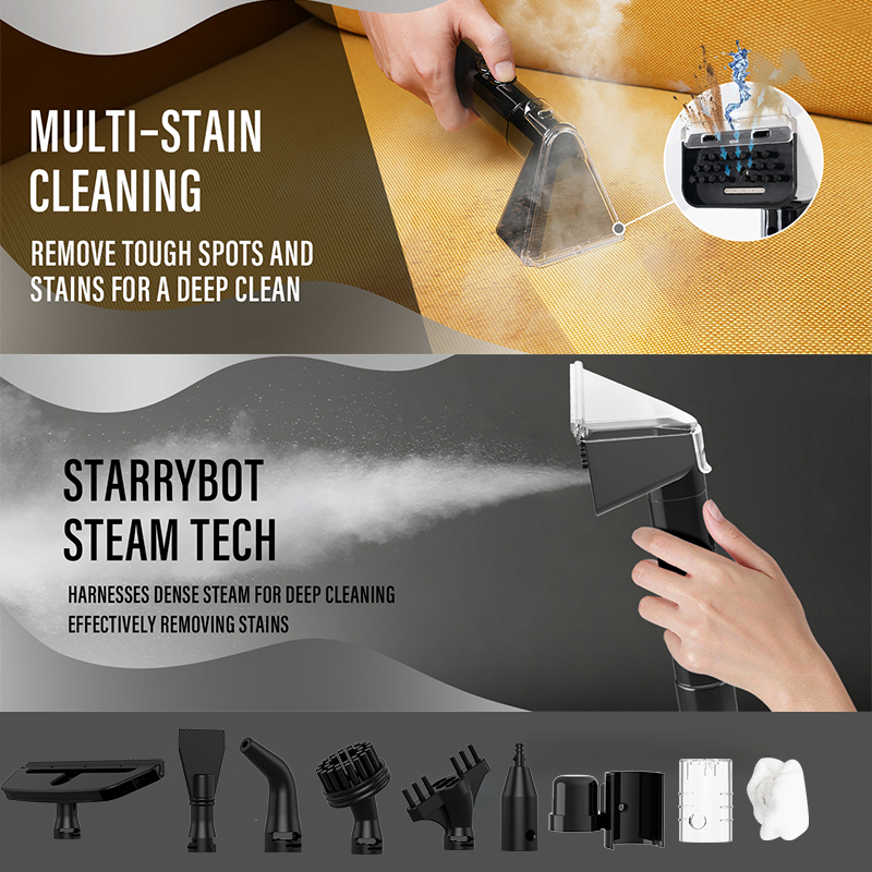 2026 Popular Steam Handheld Corded Spot Wet Dry Dirty Fabric Carpet ...