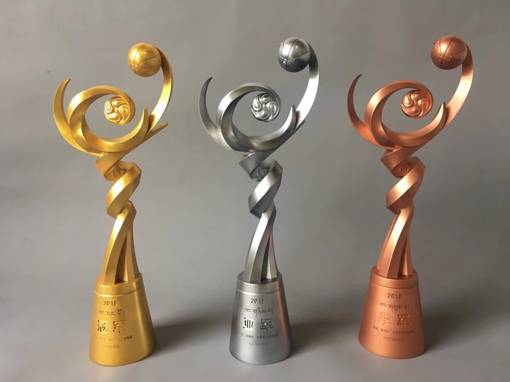Customized Competition Trophies Resin Plastic ABS Metal Crystal ...