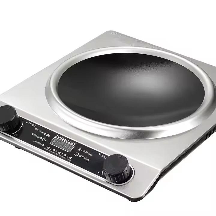 Imichef 2000W Commercial Cooktop Multifunctional Concave Ceramic Glass ...