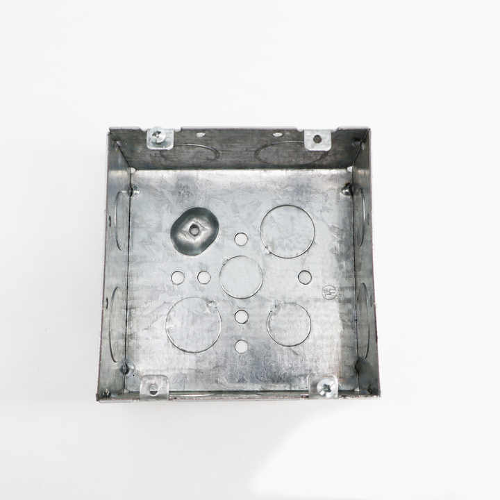 Secure Galvanized Steel Device Box for Electrical Switches