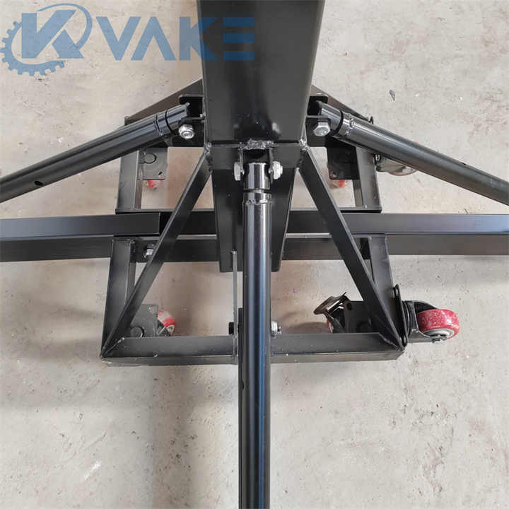 Hand Winch Lift Crank Lift Tower Stage 250KG Loading Capacity Portable ...