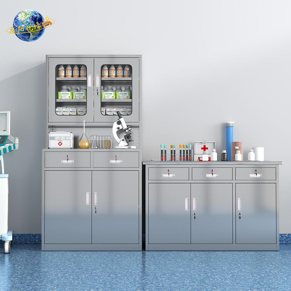 Modular Stainless Steel Medical Instrument Cabinet with Locking Drawers ...