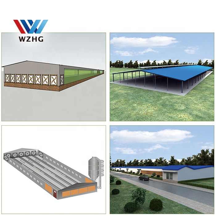 Cheap Price Designs Steel Structure Prefab Broilers Poultry Farming
