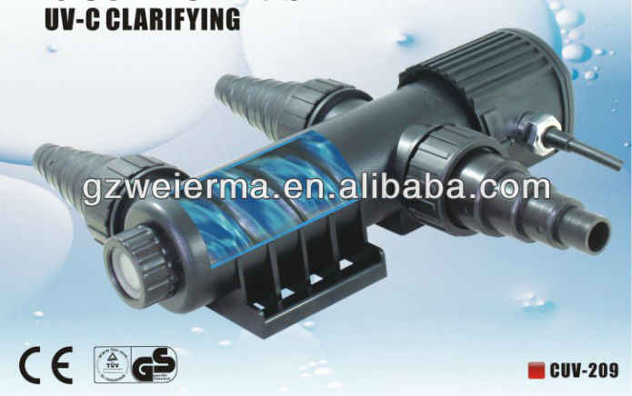 1700L/H UV-C Clarifiers CUV-111 SUNSUN for Koi Pond Filters
