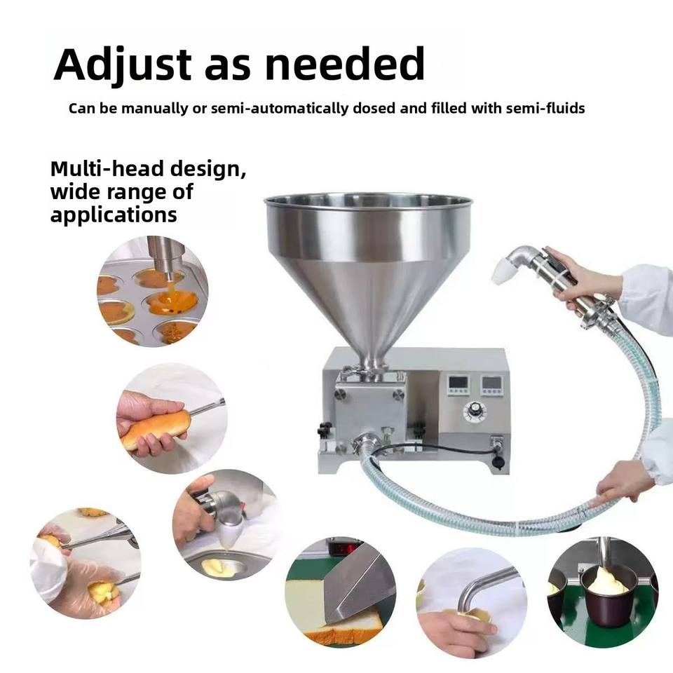 Food Shop Tabletop Depositor Chocolate Bread Depositor,Hand Held Cream ...