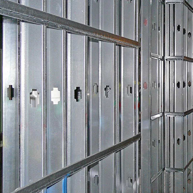 Light Steel Profil 120G Zinc 12Ft 75Mm 100Mm Drywall Profil Interior ...