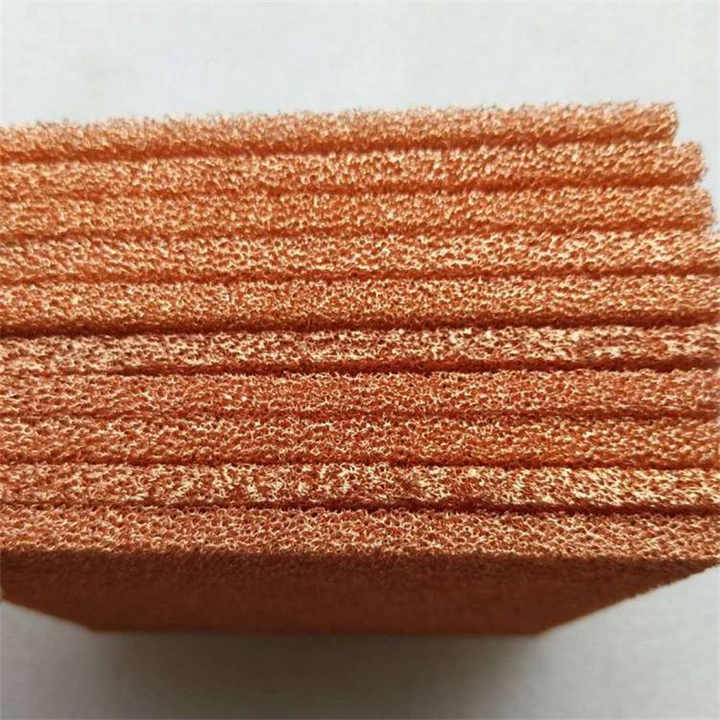 High Thermal Conductivity Porous Copper Foam for Electrochemical Catalysts