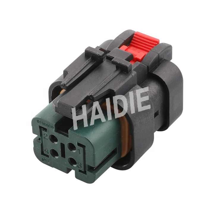 4 pin TE female sealed waterproof automotive cable wire harness car ...