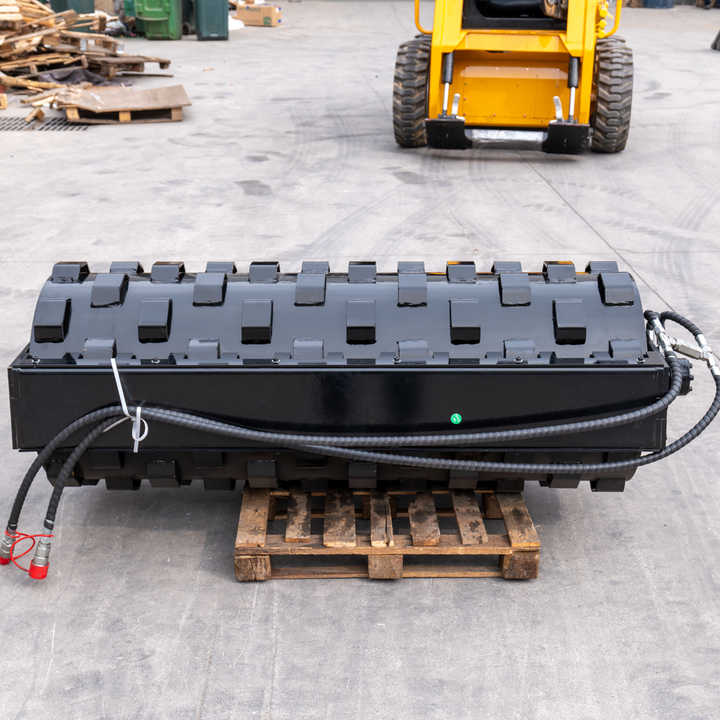 Hydraulic Compactor Wheel Attachment for Skid Steer Loader Soil Asphalt ...