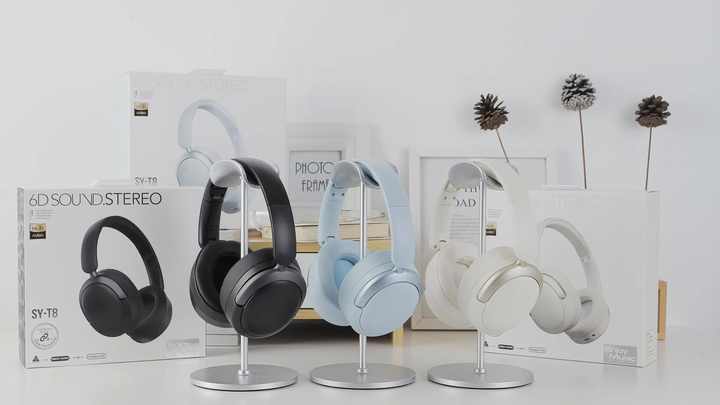 New 2025 Arrivals T8 BTv5.4 Wireless HiFi Headphones Bass Stereo Sports ...