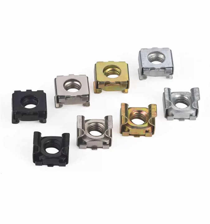 M6 Cage Nuts Carbon Steel Zinc Plated Lock Cage Nut Insert for Server ...